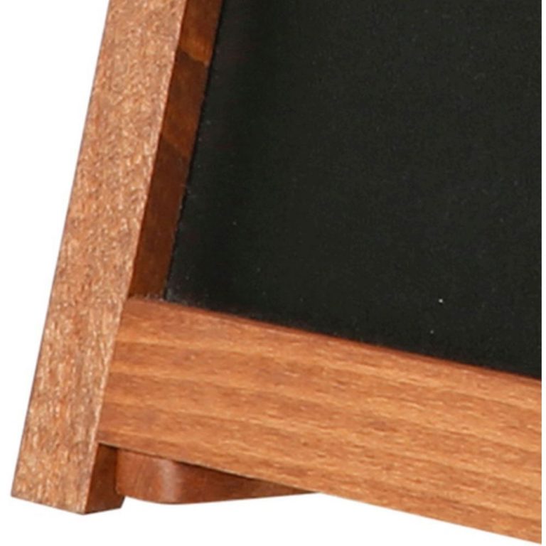 Infotavle bord 25x33cm med træramme mørklakeret | menutavle